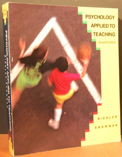 Psychology Applied to Teaching: Robert F. Biehler: 9780395615980 ...