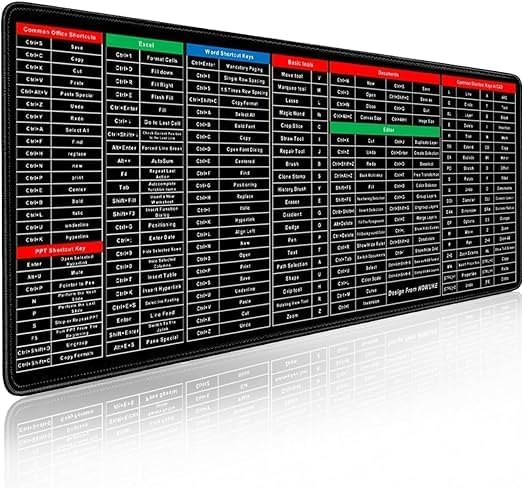 YESRUER Excel Shortcuts for Office Software: Big Gaming Shortcut Keypad ...