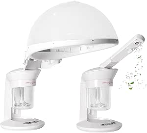 Amazon.com: QUEESALN Hair Steamer, 2 in 1 Hair and Face Steamer for ...
