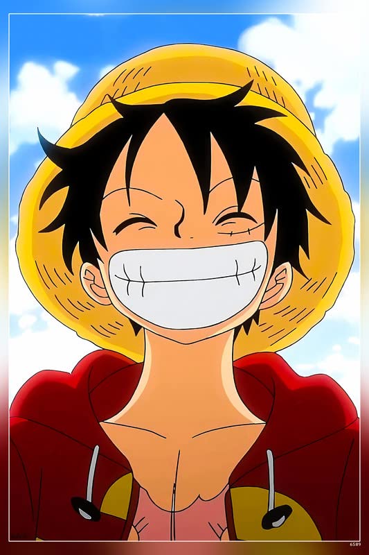POSTERDADDY Monkey D. Luffy - One Piece Anime Series Matte Finish Paper ...