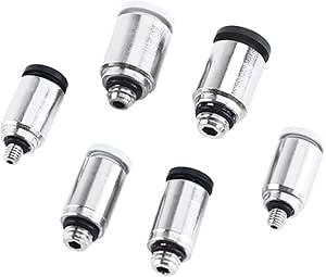 Amazon.com: 1pcs POC3/4/5/6mm-M3/M5/M6 01 Mini Pneumatic Fittings Round ...