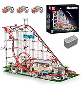 Amazon.com: Mould King Roller Coaster Building Set, Large Amusement ...