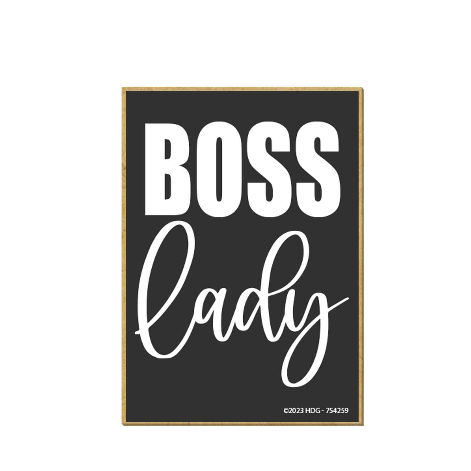 Amazon.com: Honey Dew Gifts, Boss Lady, 2.5 inch by 3.5 inch, Made in ...