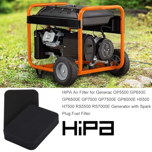 Snapklik.com : HIPA Air Filter For Generac GP5500 GP6500 GP6500E GP7500 ...
