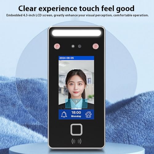 Dynamic Face Recognition Time Clock with Card Access Control, Biometric ...