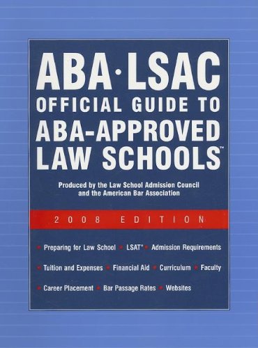 Aba - Lsac Official Guide to Aba-approved Law Schools 2008: Margolis ...