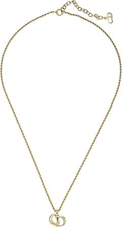 Amazon.com: Dior, Pre-Loved Gold 'CD' Logo Necklace Small, Gold ...