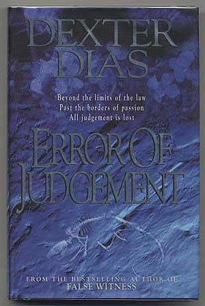Error of Judgement: Dias, Dexter: 9780340632574: Amazon.com: Books