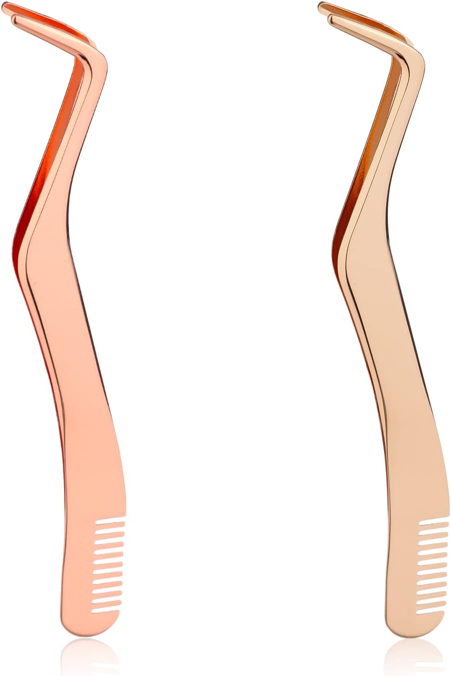 2pcs Eyelash Tweezers Set, Stainless Steel Eyelash Extension Tweezers ...