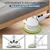 OGORI Cordless Electric Mop, Dual Spin Floor Cleaning Mop with 2 ...