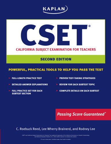 Kaplan CSET: California Subject Examination for Teachers: Brainerd, Lee ...