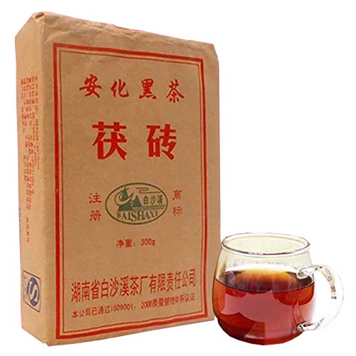 Amazon.com : Fu Brick Tea Organic Tea Anhua Dark Tea Health Tea 300g ...
