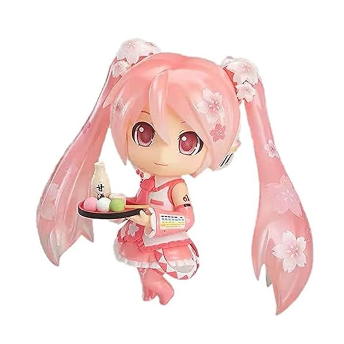 Buy Anime Figure Q Version Nendoroid Hatsune Miku Sakura Miku Anime ...