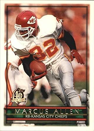Amazon.com: 1996 Topps #365 Marcus Allen NFL Football Trading Card ...