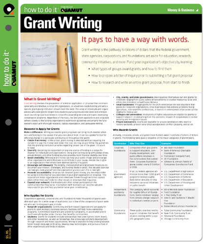 Grant Writing (Quamut): Quamut: 9781411423602: Amazon.com: Books