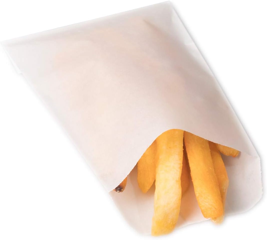 Amazon.com: FOCCIUP 3x5 Inch 100 Pack Small Flat Paper Bags Semi ...