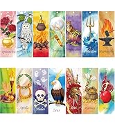 Amazon.com: Greek Mythology Bookmarks, 14pcs Olympian Gods Bookmarks ...