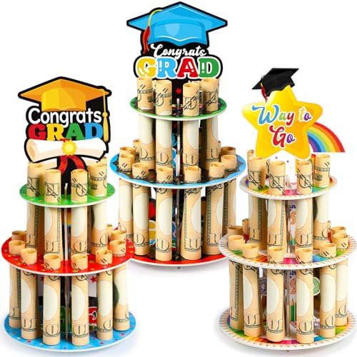 Amazon.com: Blosssound 3 Pcs Graduation Money Holder Congrats Grad Gift ...