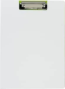 Amazon | ナカバヤシ クリップボード カバータイプ 発泡PPシリーズ グリーン QBCH-A4E-G | クリップファイル・ボード | 文房具・オフィス用品