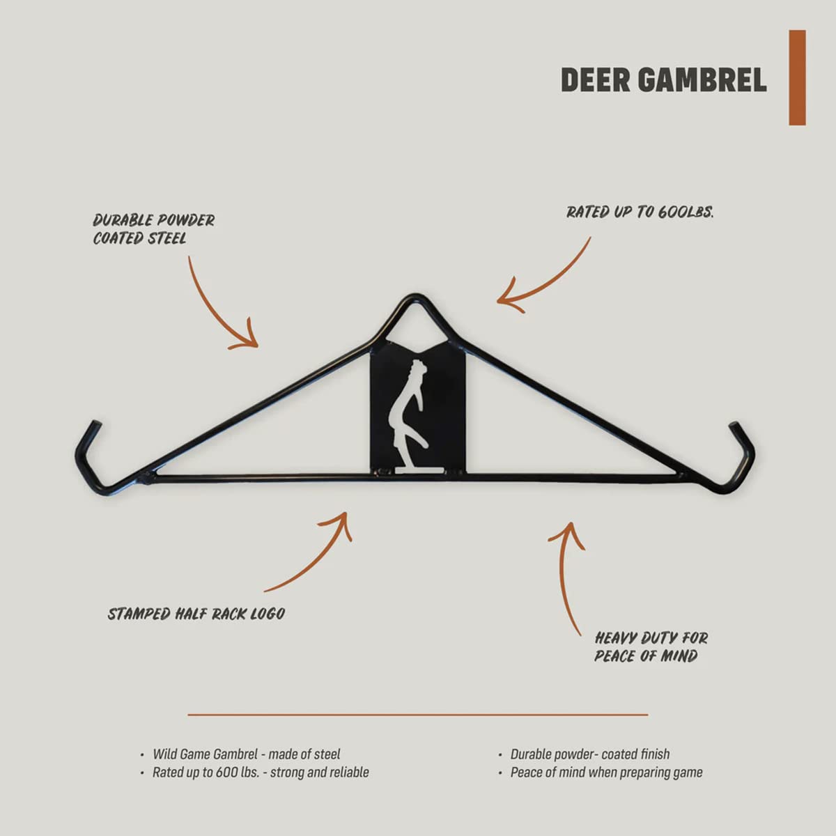 Snapklik.com : Hanging Deer Gambrel - Strong & Reliable Deer Hanger For ...