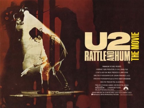 Amazon.com: Pop Culture Graphics U2 Rattle & Hum Poster Movie 30x40 ...
