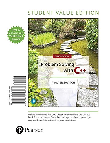Problem Solving With C++ : Savitch, Walter J., Mock, Kenrick: Amazon.in: Books