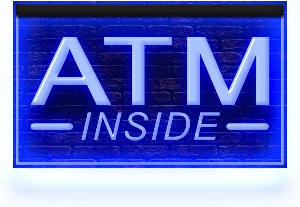 Amazon.com: 120049 ATM Inside 24 Hour Deposit Check Banking Display LED ...