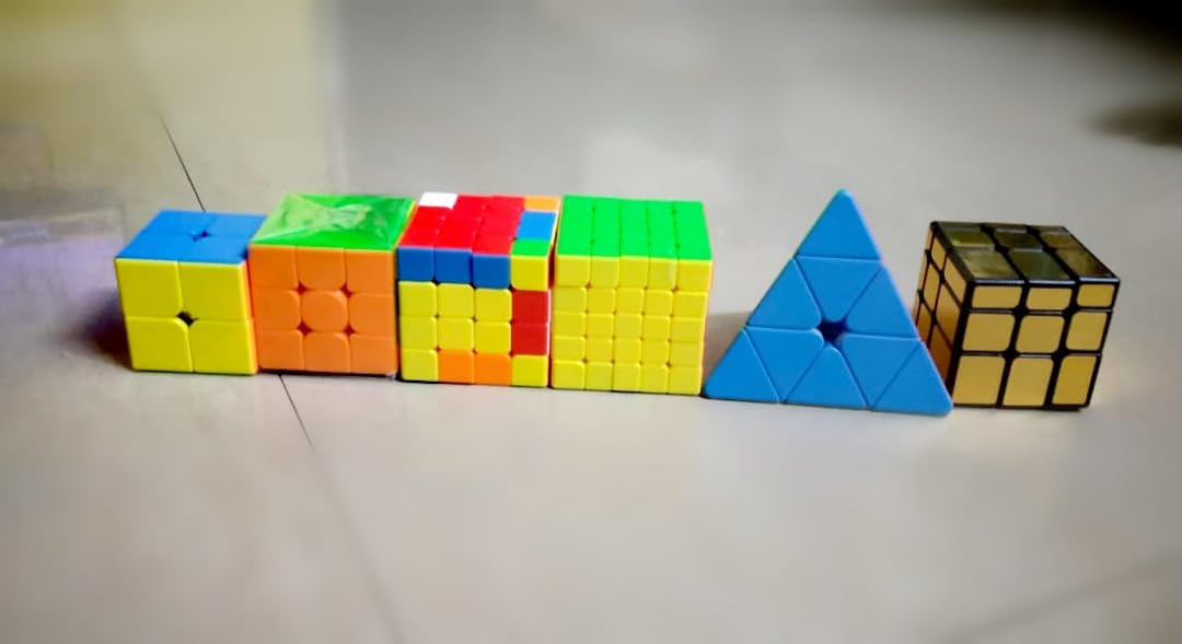D ETERNAL Cube 2X2 3X3 4X4 5X5 Mirror And Pyraminx Pyramid Triangle ...