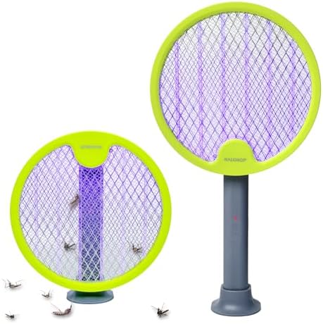 AEXERO Mosquito Racket, Mosquito Bat with UV Light Rechargeable, 3000V ...