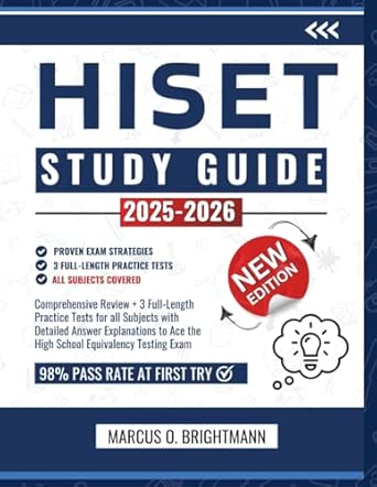 HiSET Study Guide 2025-2026: Comprehensive Review + 3 Full-Length ...