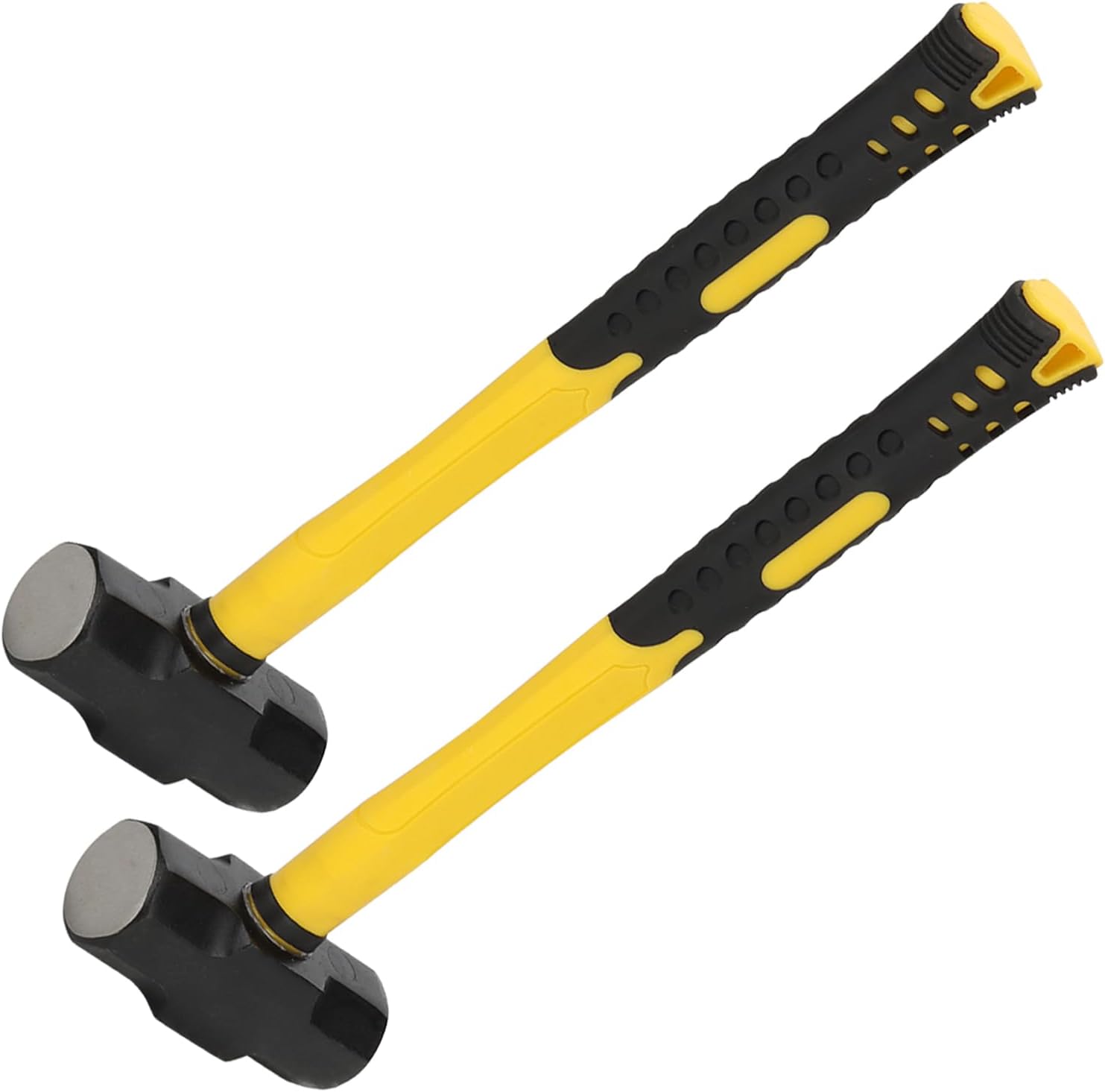 MANCHAP 2 PCS 14 Inch 3lbs Sledge Hammer with Fiberglass Handle ...