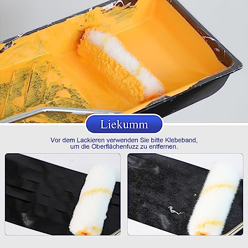 Snapklik.com : 4-Inch Mini Acrylic Paint Roller, Roller Short Nap, High ...