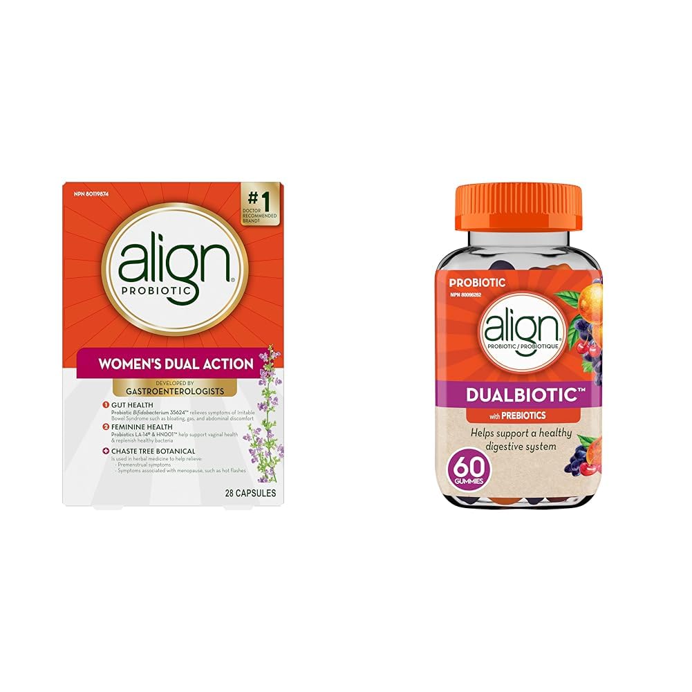 Align Probiotic, Women's Dual Action, Multi-Strain Probiotic ...