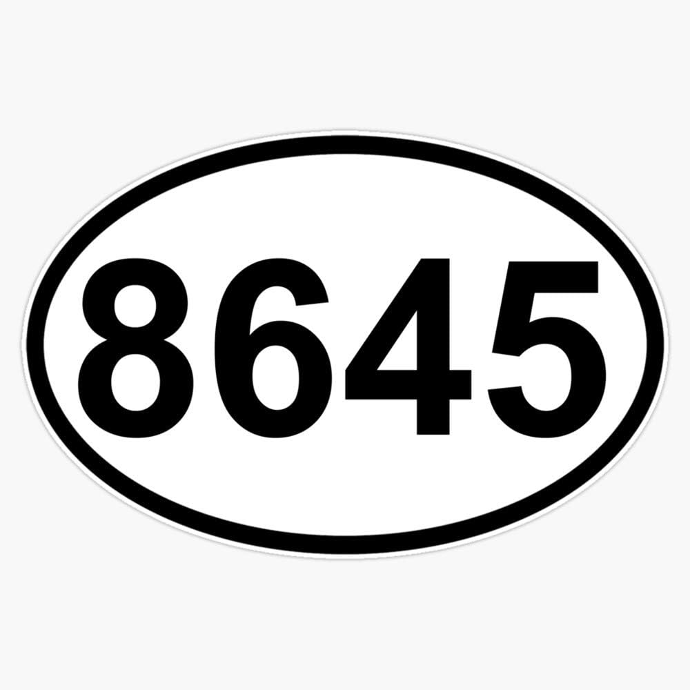 Amazon.com - 8645 Dump Trump Bumper Sticker Vinyl Decal 5"