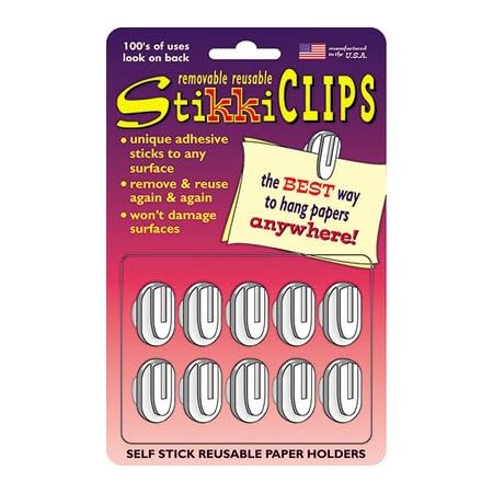 Amazon.com: Stikki Works White Clips 20 per Pack Teacher Classroom Aid ...
