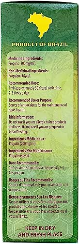 Wild Apiary Brazilian Green Propolis Liquid Glycolic (Non-Alcoholic ...