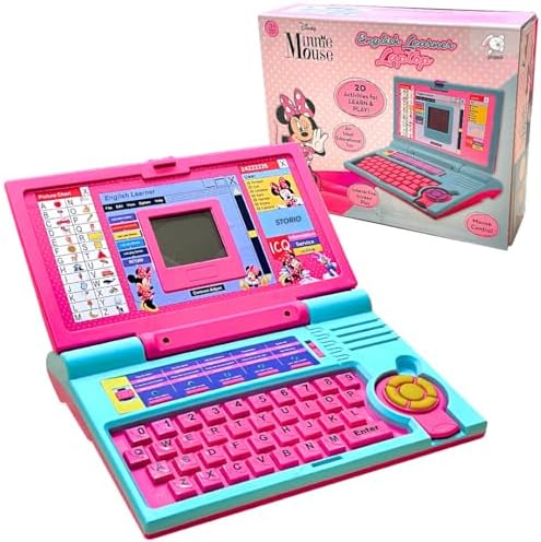 Storio Minnie Mouse Educational Laptop Computer Toy with Mouse | 1 Year ...