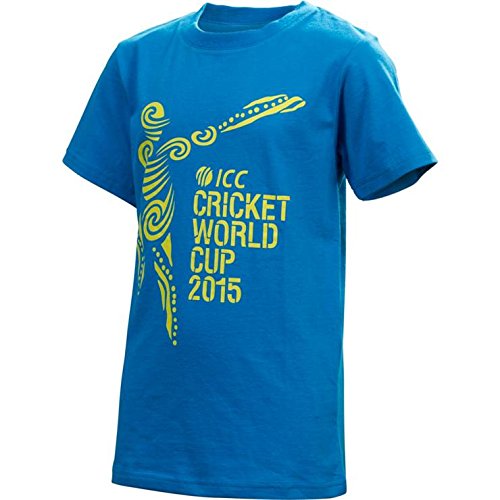 Buy ICC CWC 2015 T-Shirt, Boy's 10-11 Years (Blue) Online at Low Prices ...