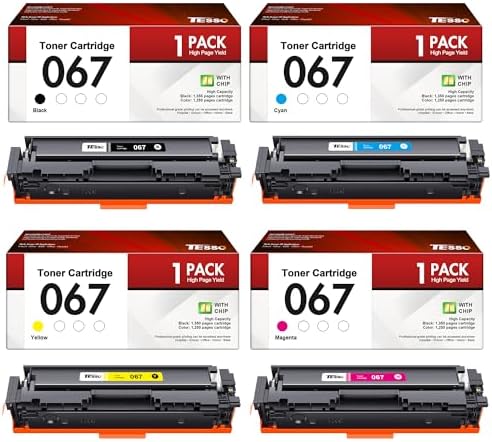 Amazon.com: 067H Toner Cartridge Set Replacement for Canon 067 Toner ...