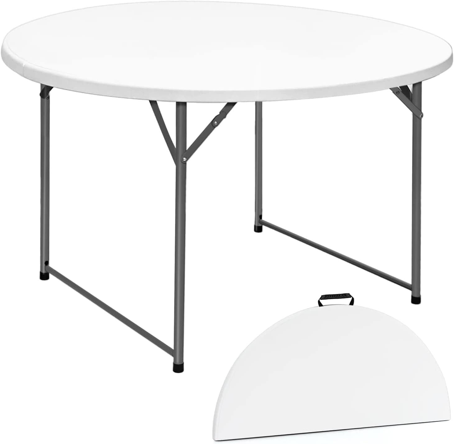 Amazon.com: YDY+YQY Heavy-Duty Folding Round Table - 48 Inches Hold-in ...
