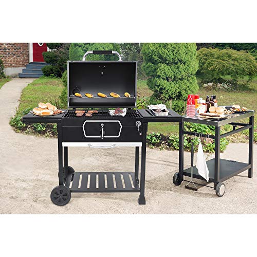 Royal Gourmet CD2030AN 30-Inch Charcoal Grill, Deluxe BBQ Smoker Picnic ...