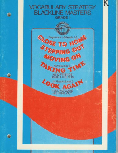 Vocabulary Strategy Blackline Masters (Close to Home, Stepping Out ...