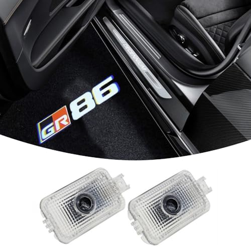 Amazon.co.jp: GR86 LED Logo Projection Courtesy Light, Door Welcome ...