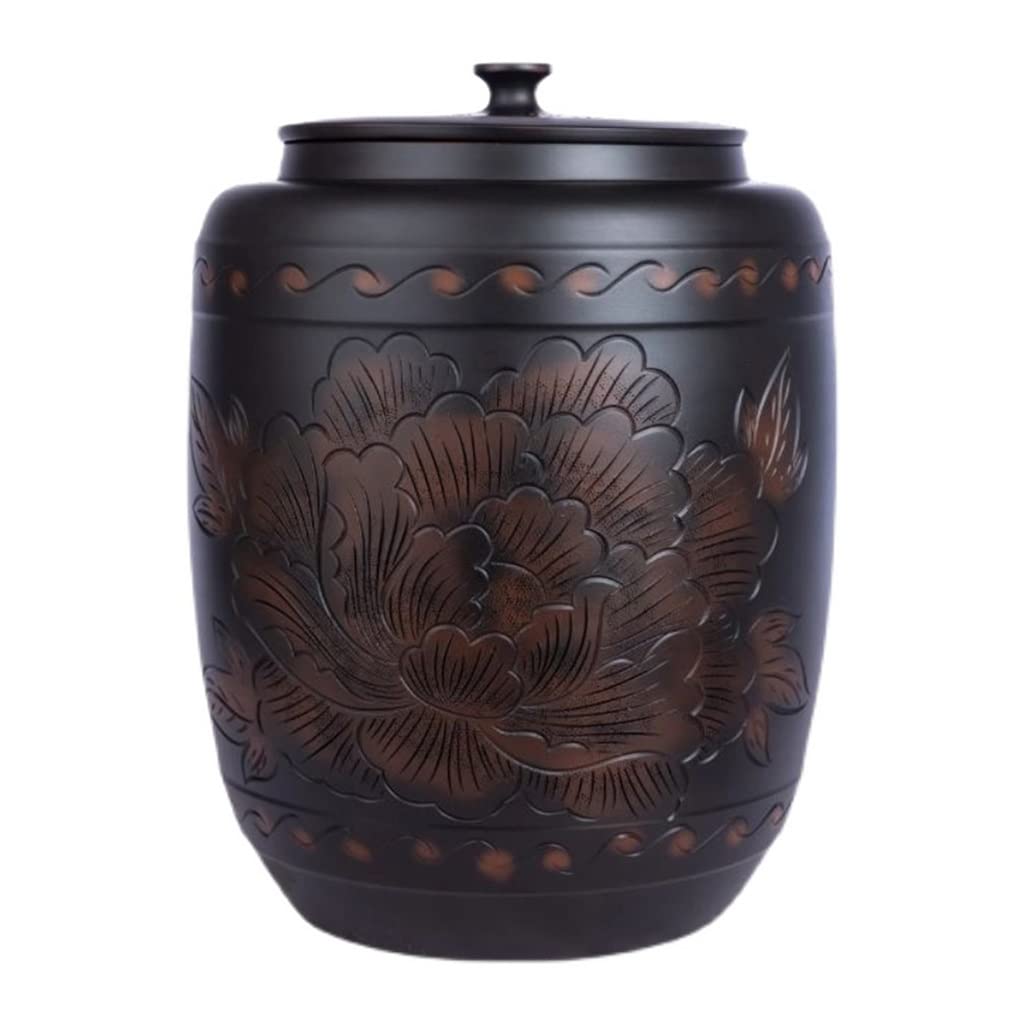 Amazon.com: DXYLFFF 25kg Grain Dispenser, Ceramic Rice Cylinder with ...