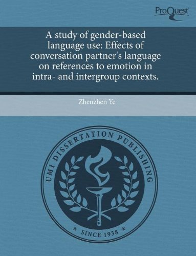 A Study of Gender-Based Language Use: Effects of Conversation Partner's ...