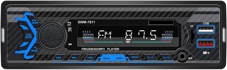 Amazon.com: 7 Inch Bluetooth Single Din Car Radio,Universal Car Radio ...