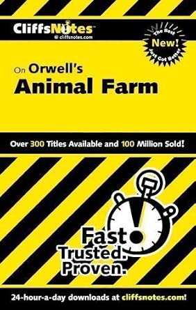 CliffsNotes on Orwell's Animal Farm (Cliffsnotes Literature Guides) 1st ...