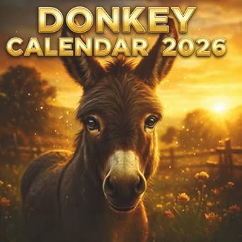 Amazon.com: Donkey Calendar 2026: A practical yearly planner with ...
