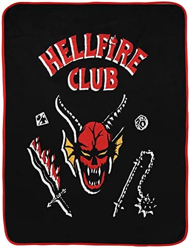 Amazon.com: Stranger Things Vecna Fleece Soft Bed Blanket Throw : Home ...