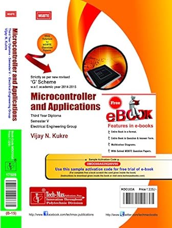 Microcontroller & Applications : N. Kukre Vijay: Amazon.in: Books